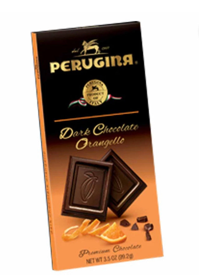 Perugina Dark Chocolate Orangello Bar 3 oz (12-Pack) – Delizioso Gourmet