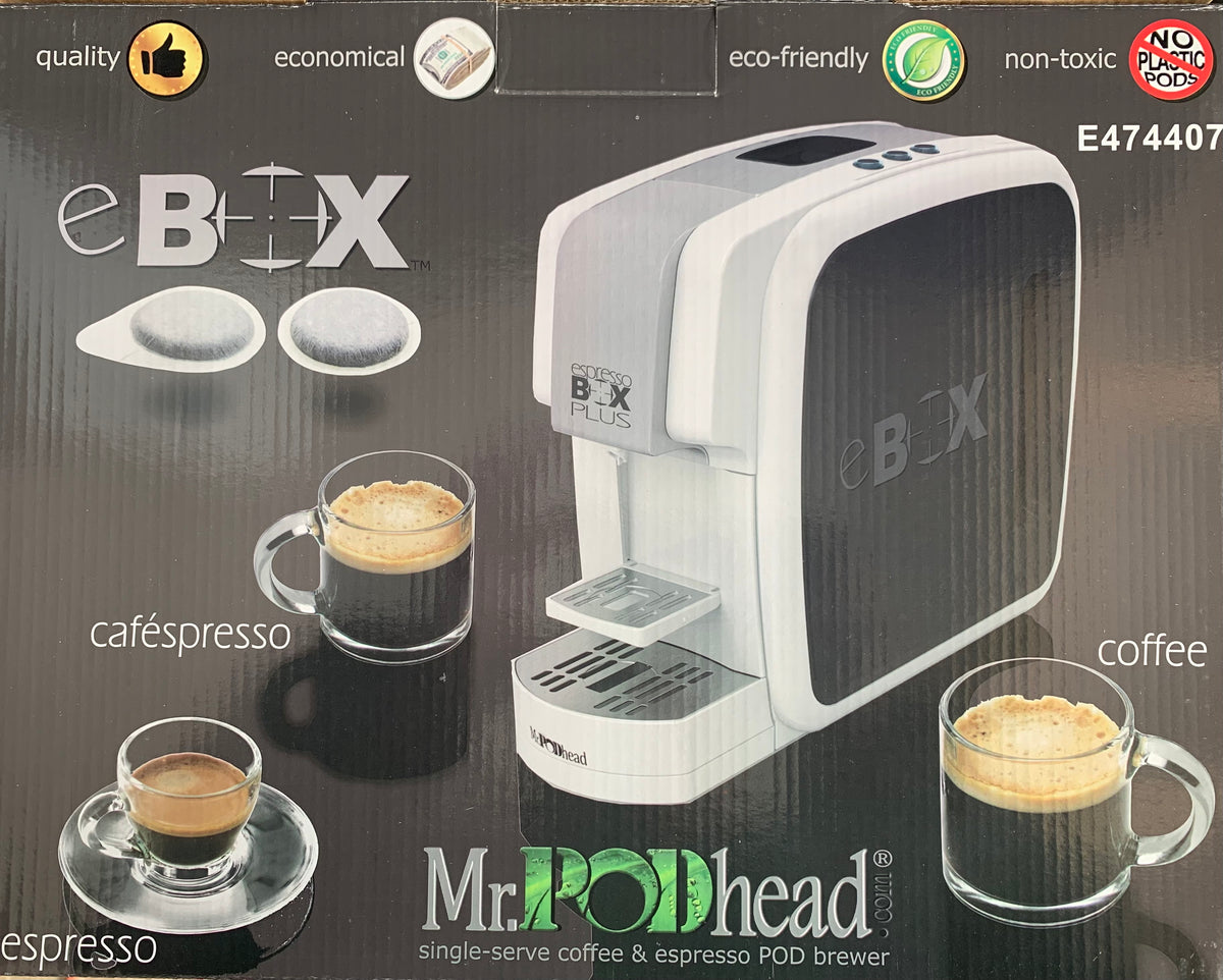 Mr. PODhead EBOX Coffee & Espresso Maker – Delizioso Gourmet