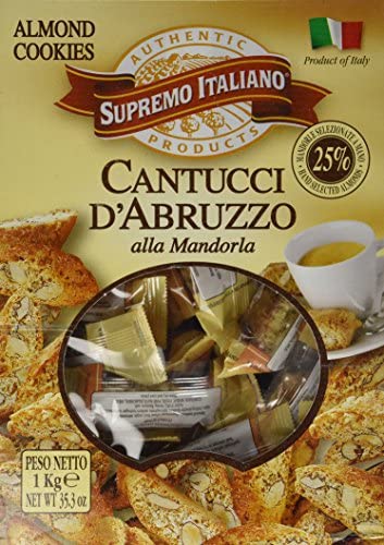 Supremo Italiano: Cantucci D'Abruzzo Almond Cookies (125 Count Box ...